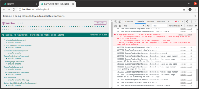 Angular Logs The Not A Known Element Error As A Warning